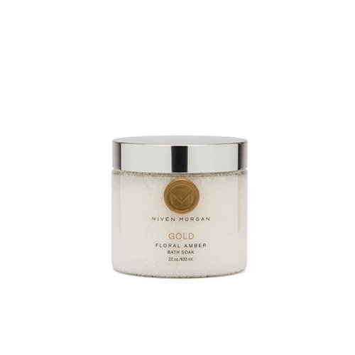 Niven Morgan Gold Floral Amber Bath Soak, 22 fl.oz/633ml. – theplim.com
